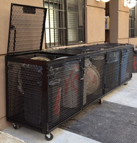 Steel Garbage Bins - Trash Can Enclosures | New York Steel Fabrication