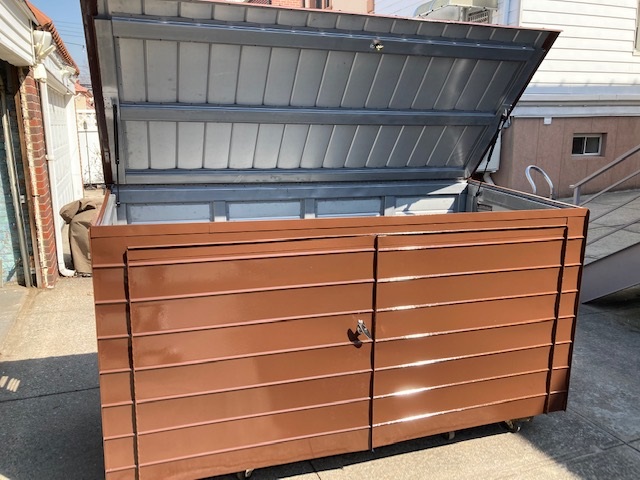 Steel Garbage Bins - Trash Can Enclosures | New York Steel Fabrication