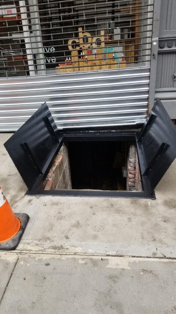 Sidewalk Cellar Doors Hatches & Basement Access Door Steel Fabricator