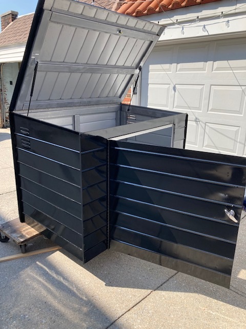 Steel Garbage Bins - Trash Can Enclosures | New York Steel Fabrication