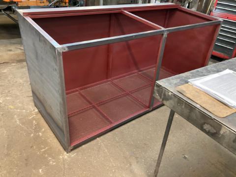 Steel Garbage Bins - Trash Can Enclosures | New York Steel Fabrication