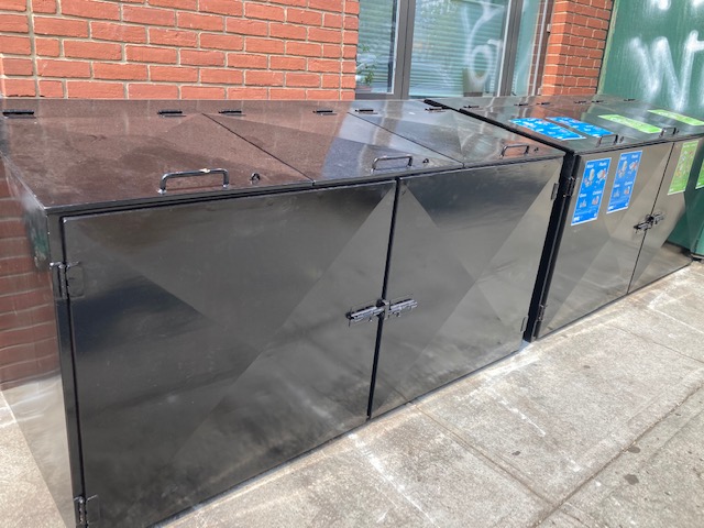 Steel Garbage Bins - Trash Can Enclosures | New York Steel Fabrication