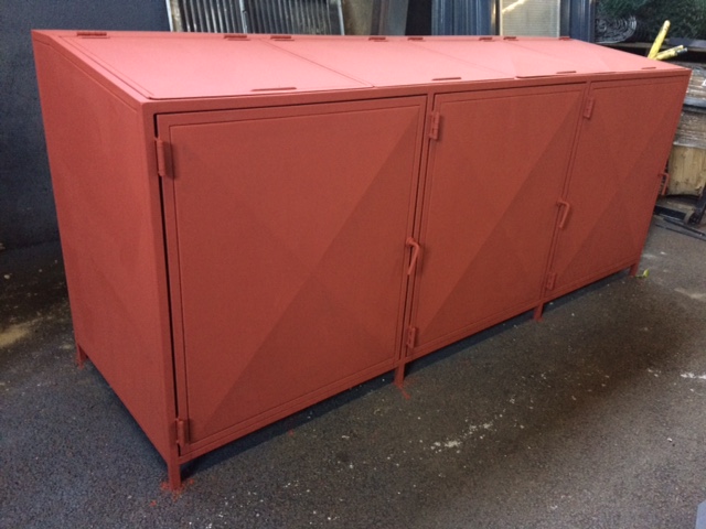 Steel Garbage Bins - Trash Can Enclosures | New York Steel Fabrication