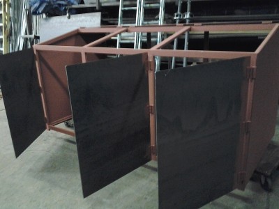 Steel Garbage Bins - Trash Can Enclosures | New York Steel Fabrication