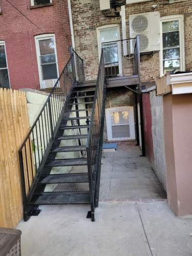 Outdoor Stairs - Steel Staircase Installation - NY